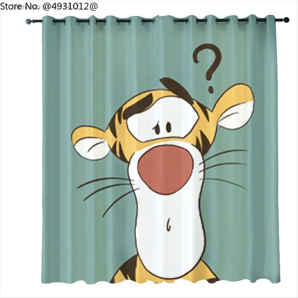 2023-3D-Printed-Winnie-Tigger-Blackout-Curtain-Cartoon-Disney-Bedroom ...