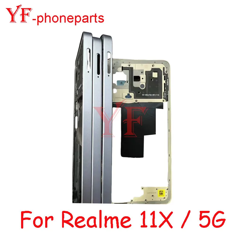 Best-Quality-10Pcs-Middle-Frame-For-Realme-11X-5G-RMX3785-Middle-Frame ...