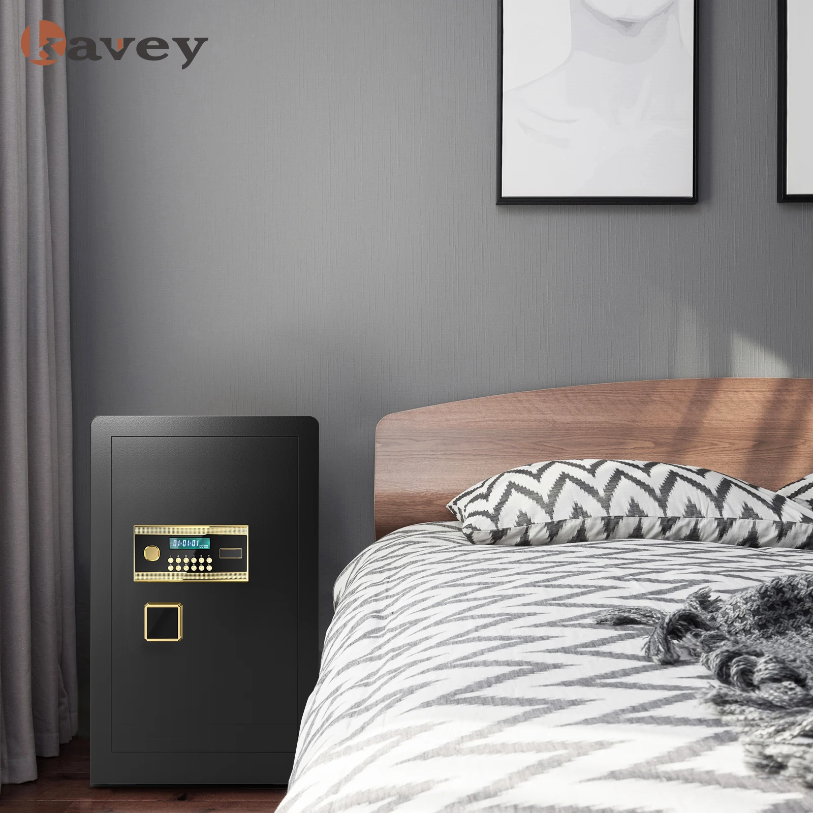 Kavey-3-0-Cub-Safe-Box-Fireproof-Large-Luxury-Safe-with-LCD-Digital ...