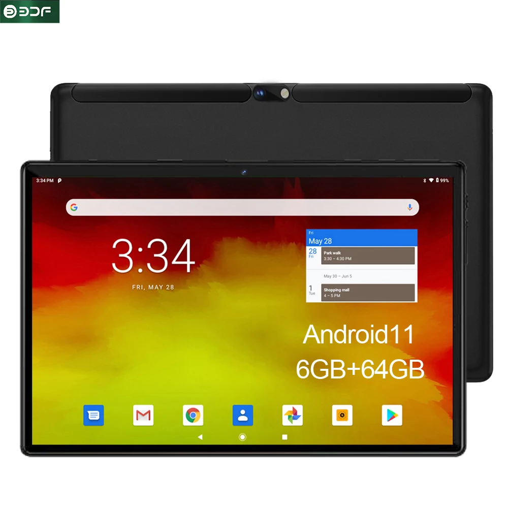 Global-Version-BDF-10-1-Inch-Tablet-3G-Call-Android-11-Octa-Core-6GB ...