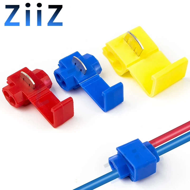 10-30-50Pcs-T-Tap-Connector-Quick-Electrical-Cable-Connector-Snap ...