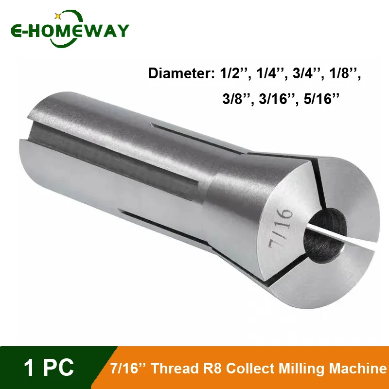 GDR R8 Collet Milling machine R8 Collet Metric British R8 Clamping Size ...