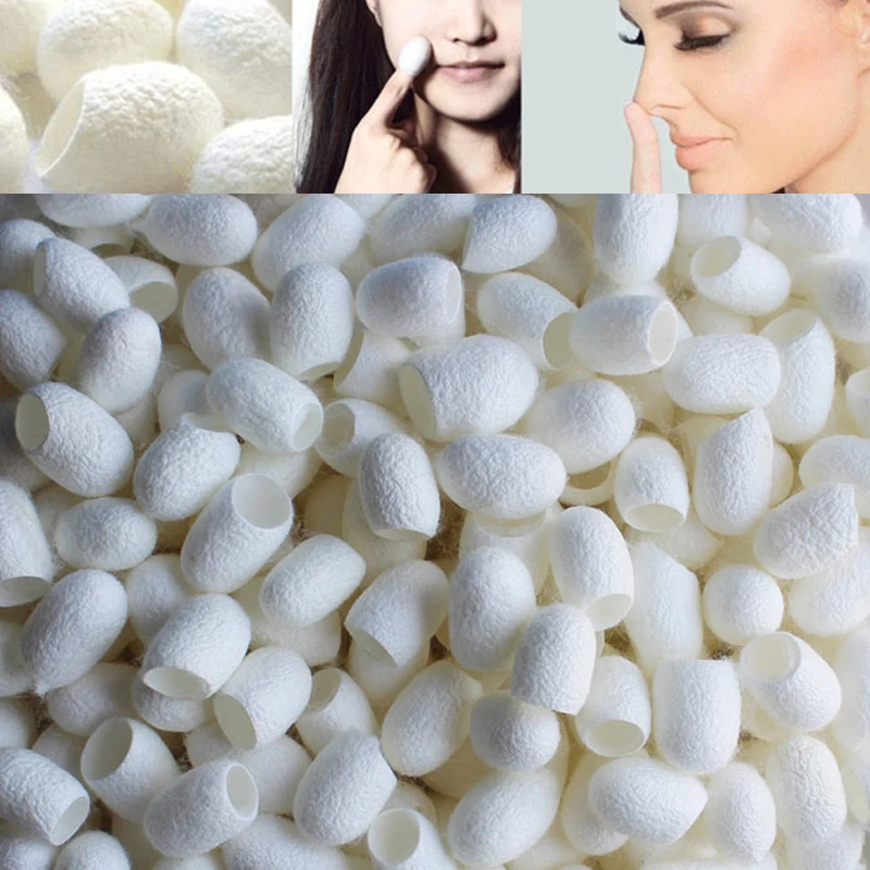 100Pcs-Silkworm-Balls-Purifying-Whitening-Exfoliating-Scrub-Blackhead ...