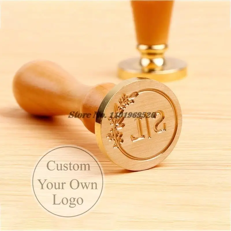 DIY-Customize-Double-Name-2-Initials-Personalized-Letter-Stamp-Sealing ...