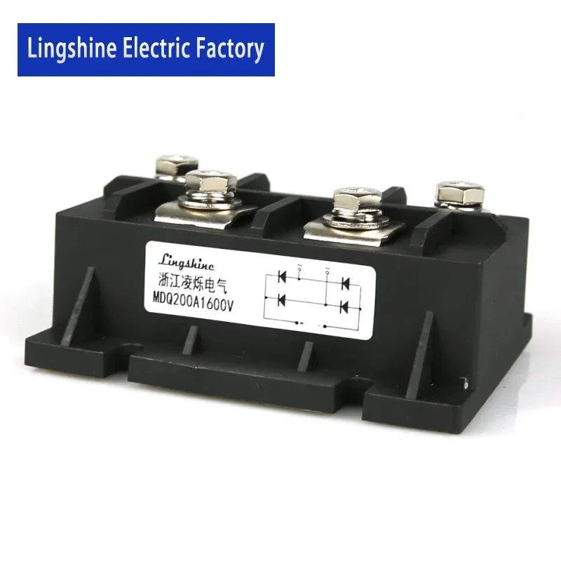 1pieces MDQ200A 3-Phase Diode Bridge Rectifier 200A Amp 1600V Three ...