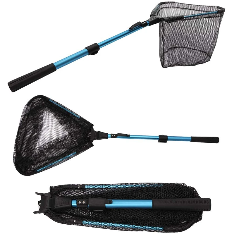 2023-New-Folding-Fishing-Net-Foldable-Fish-Landing-Net-Robust-Aluminum ...