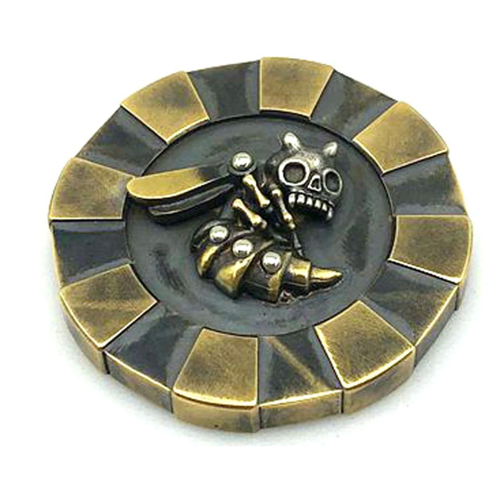 Brass Tool | Edc Brass | Skull Edc | Edc Tools | Bee Skull - Edc Metal ...