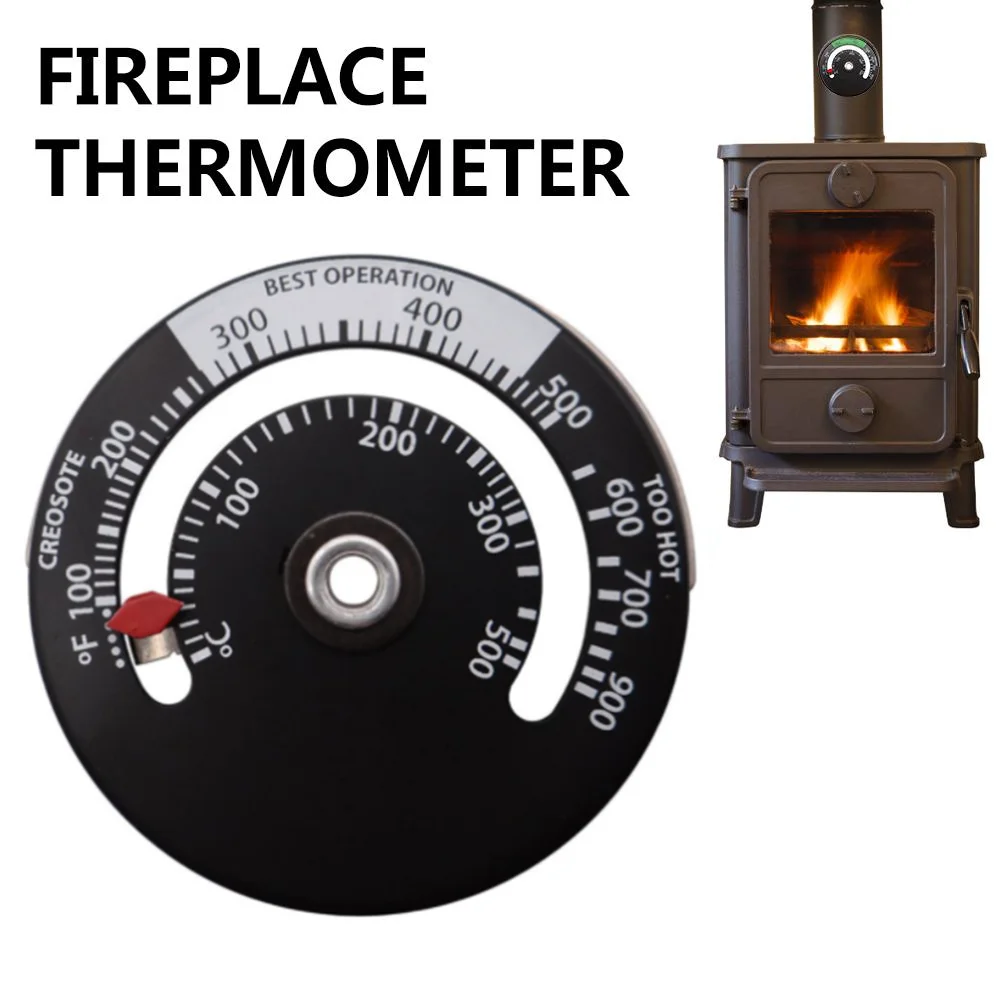 Fireplace-Thermometer-Magnetic-Stove-Flue-Pipe-Thermometer-Stove-Burn ...