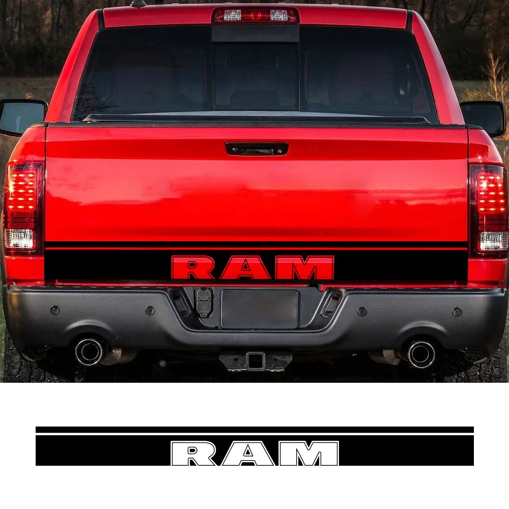 Pickup Stickers For Dodge Ram 1500 2500 Truck Rear Tail Decor Decals ...