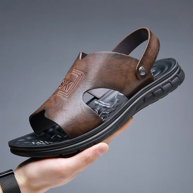 Summer-beach-shoes-men-oversized-big-size-sandals-men-s-shoes-sandales ...