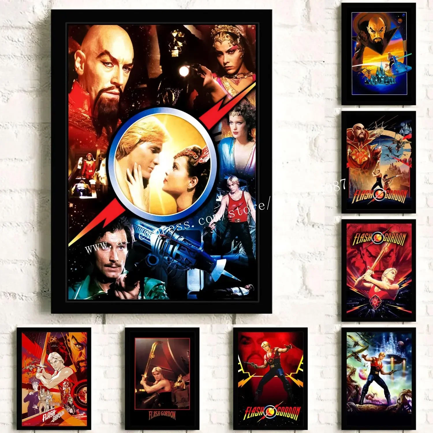 Flash-Gordon-Poster-Decorative-Painting-Canvas-Poster-Wall-Art-Living ...