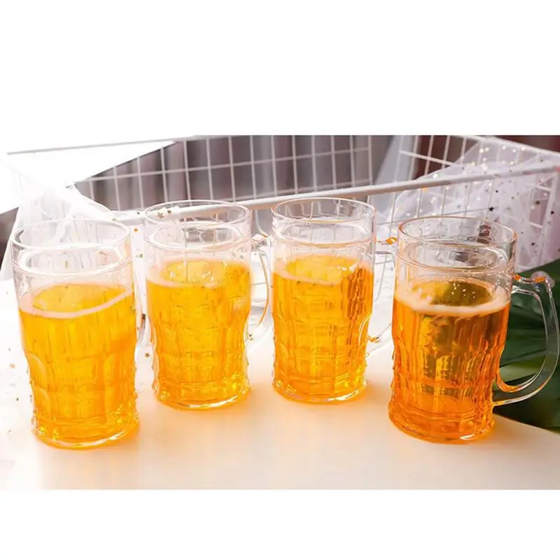 Summer-Fake-Beer-Glass-Thickened-Cup-With-Handgrip-450ml-Creative-Cool ...