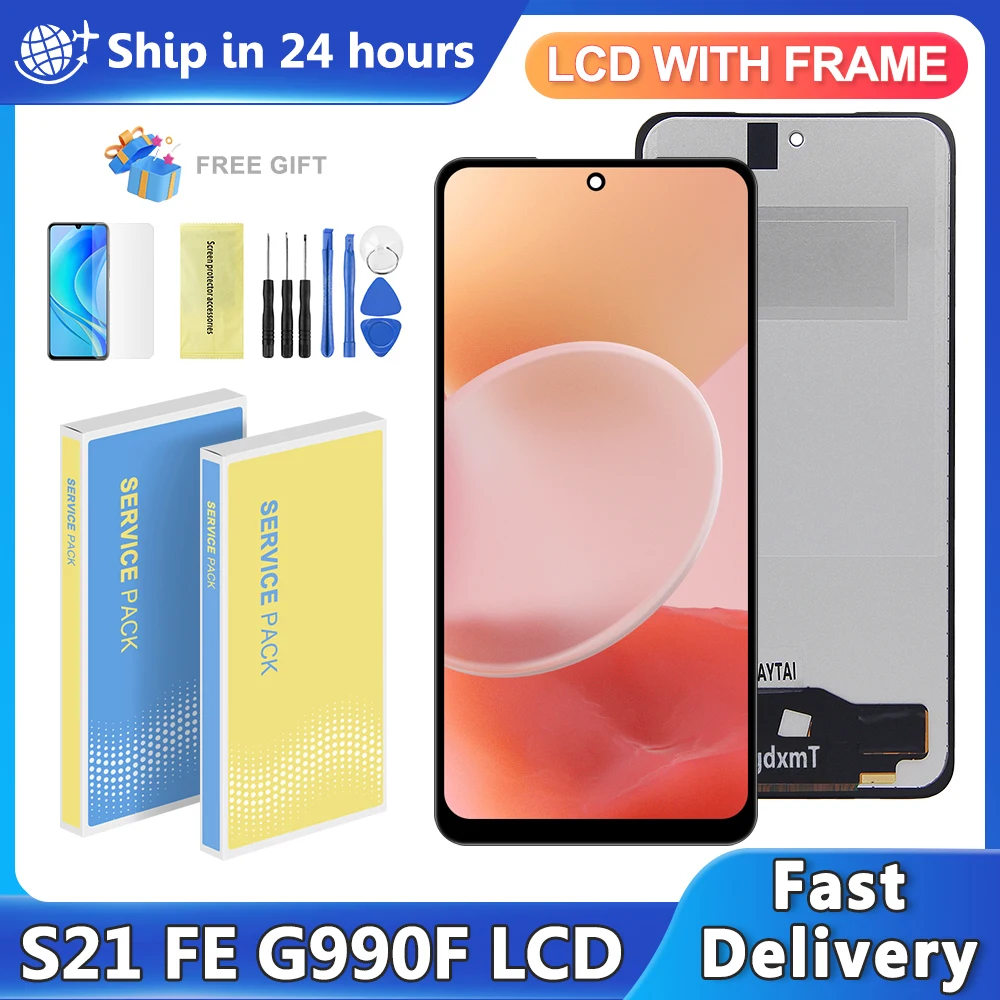 Display For Samsung S21 FE 5G G990 G990B G990U G990B/DS G990E LCD ...