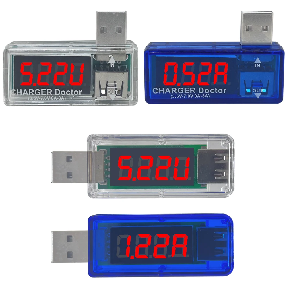 Digital USB Mobile Power charging current voltage Tester Meter Mini USB ...