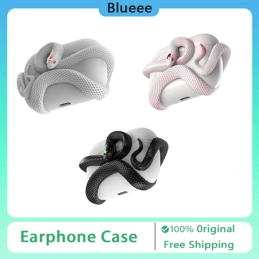 XASECASE-Snake-Airpods-Case-Wireless-Earphone-Case-Resin-Air-Pods-Pro-2 ...