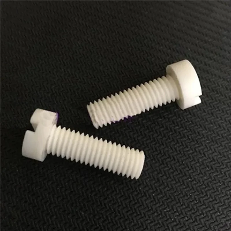 10pcs-M8-Polypropylene-PP-Slotted-word-Cylinder-head-Acid-and-alkali ...