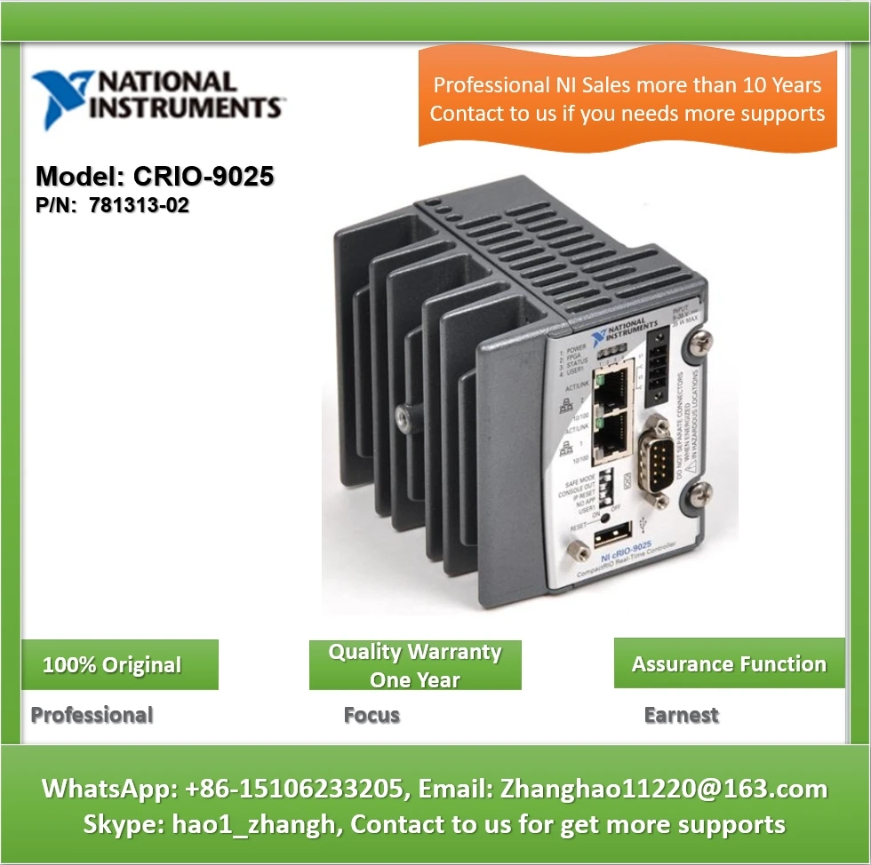 NI-cRIO-9025-National-Instruments-Real-Time-Controller-with-Conformal ...