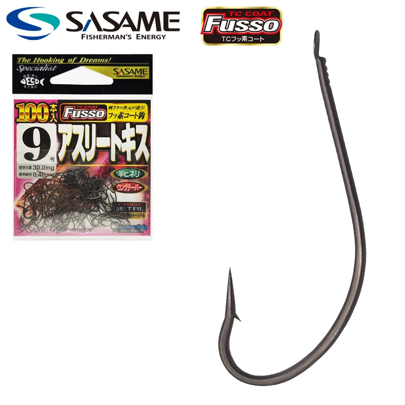SASAME 100pcs Athlete Kisu Fishing Hook High Carbon Steel Japan ...