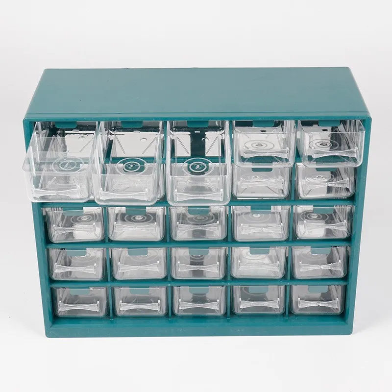 25-Multi-grid-Parts-Box-Drawer-Type-Tool-Box-Wall-mounted-Component ...