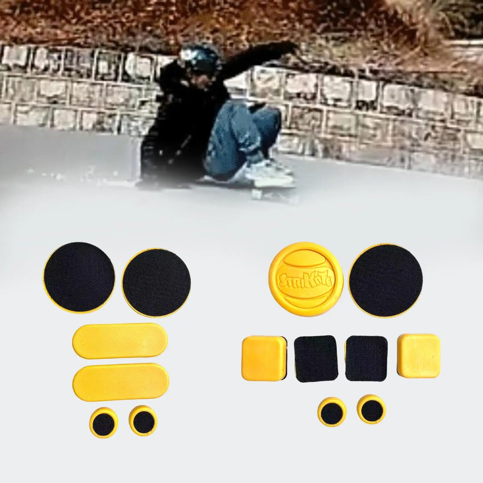 Downhill Longboard Gloves Replacement with Slide Hand Guard Palm ...