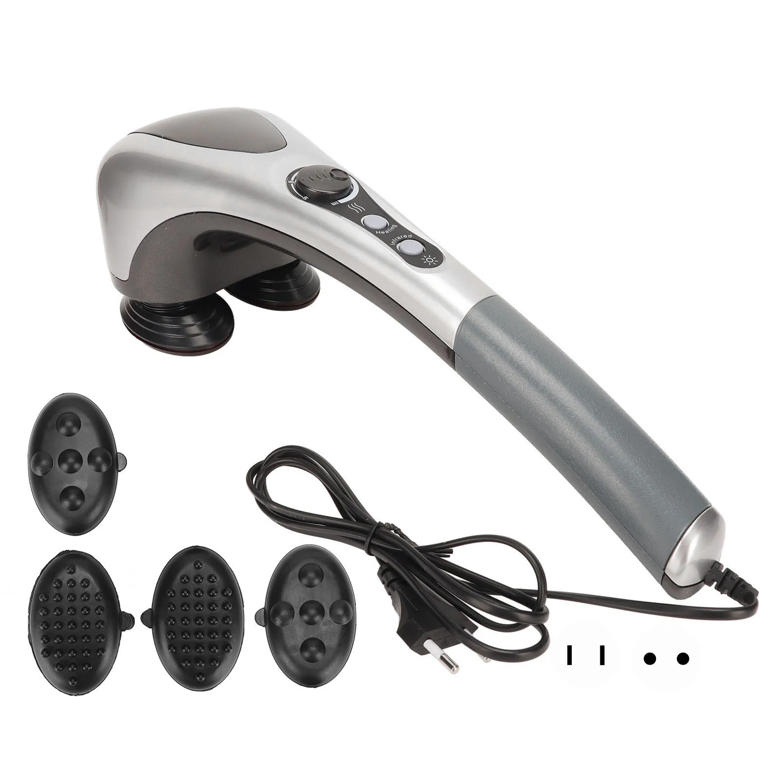 Handheld Back Massager Comfortable Household Double Node Handheld ...