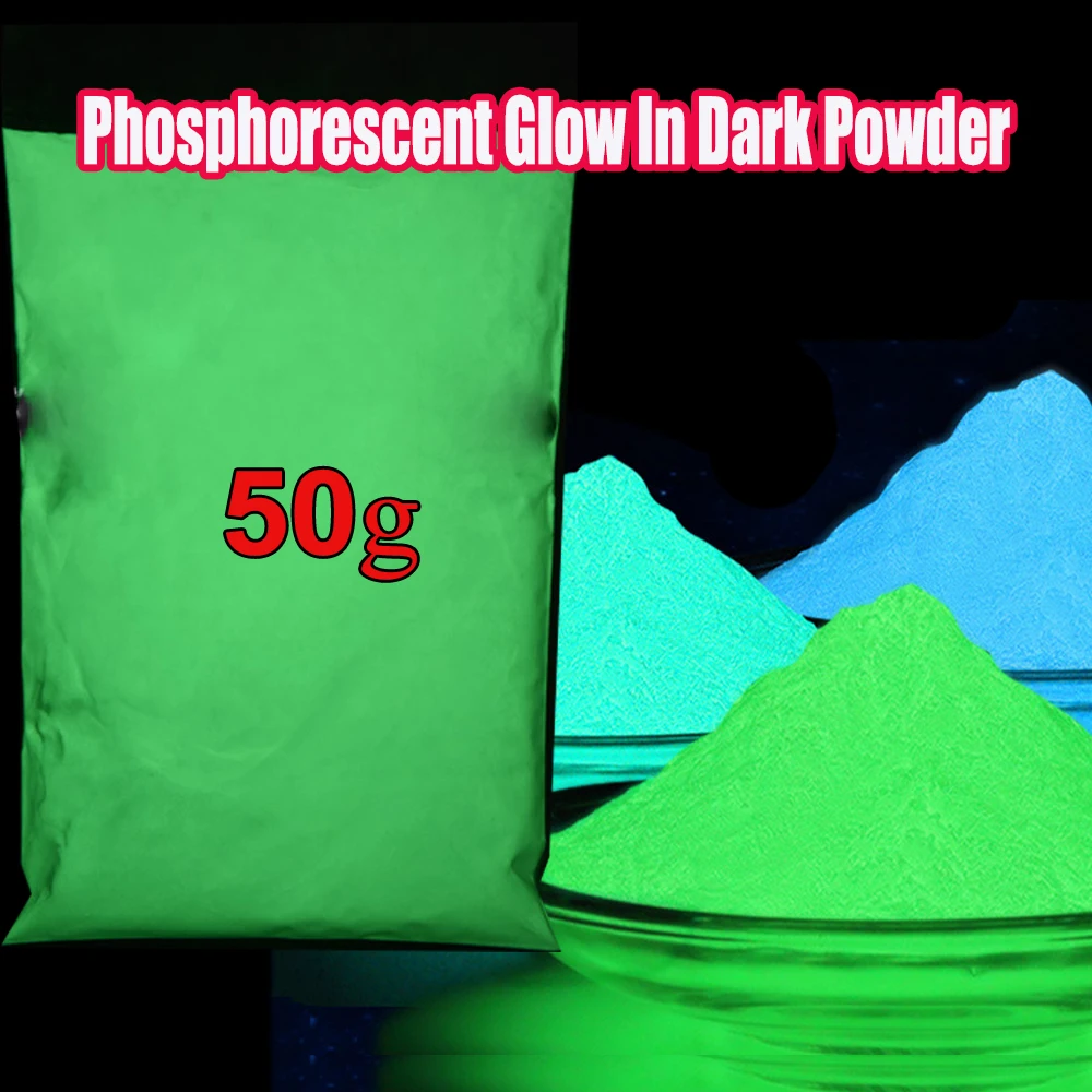 50g-Christmas-Luminous-Phosphor-Nail-Powder-Green-Blue-Red-Glow-In-Dark ...