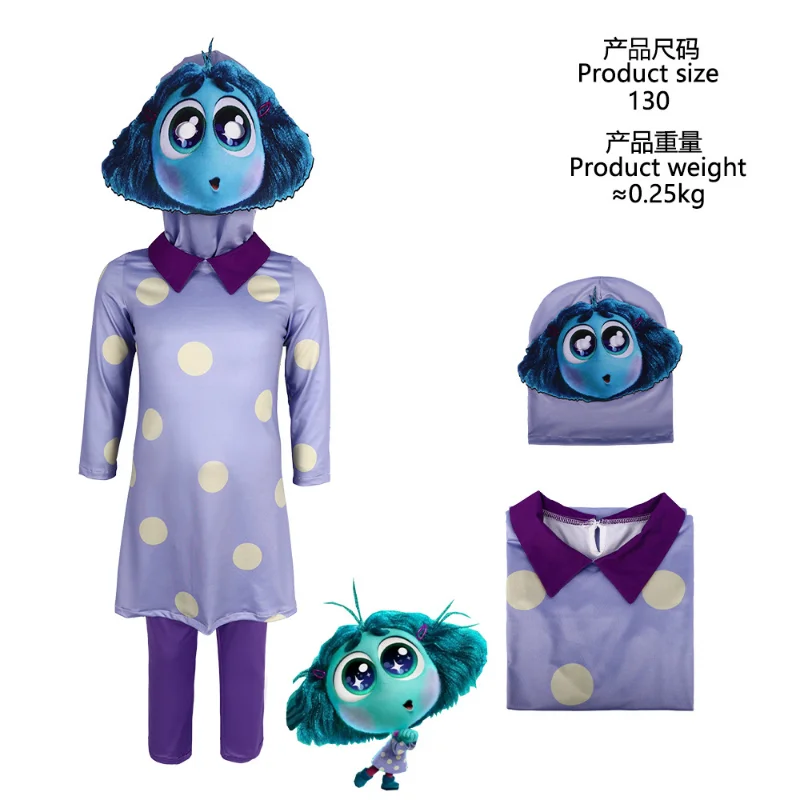 Disfraz de cosplay de la película Disney Inside Out 2 para niños ...