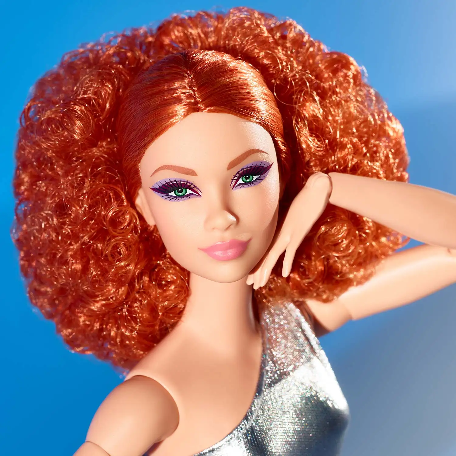 Mattel-mu-eca-Barbie-Original-Pelo-Rizado-rojo-articulaciones-m-viles ...