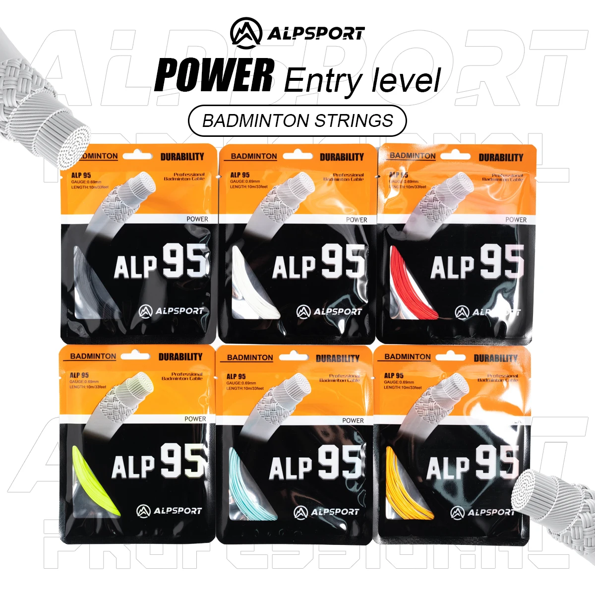 Alpsport-Bg95-Original-Legal-Badminton-rackets-Strings-high-elasticity ...