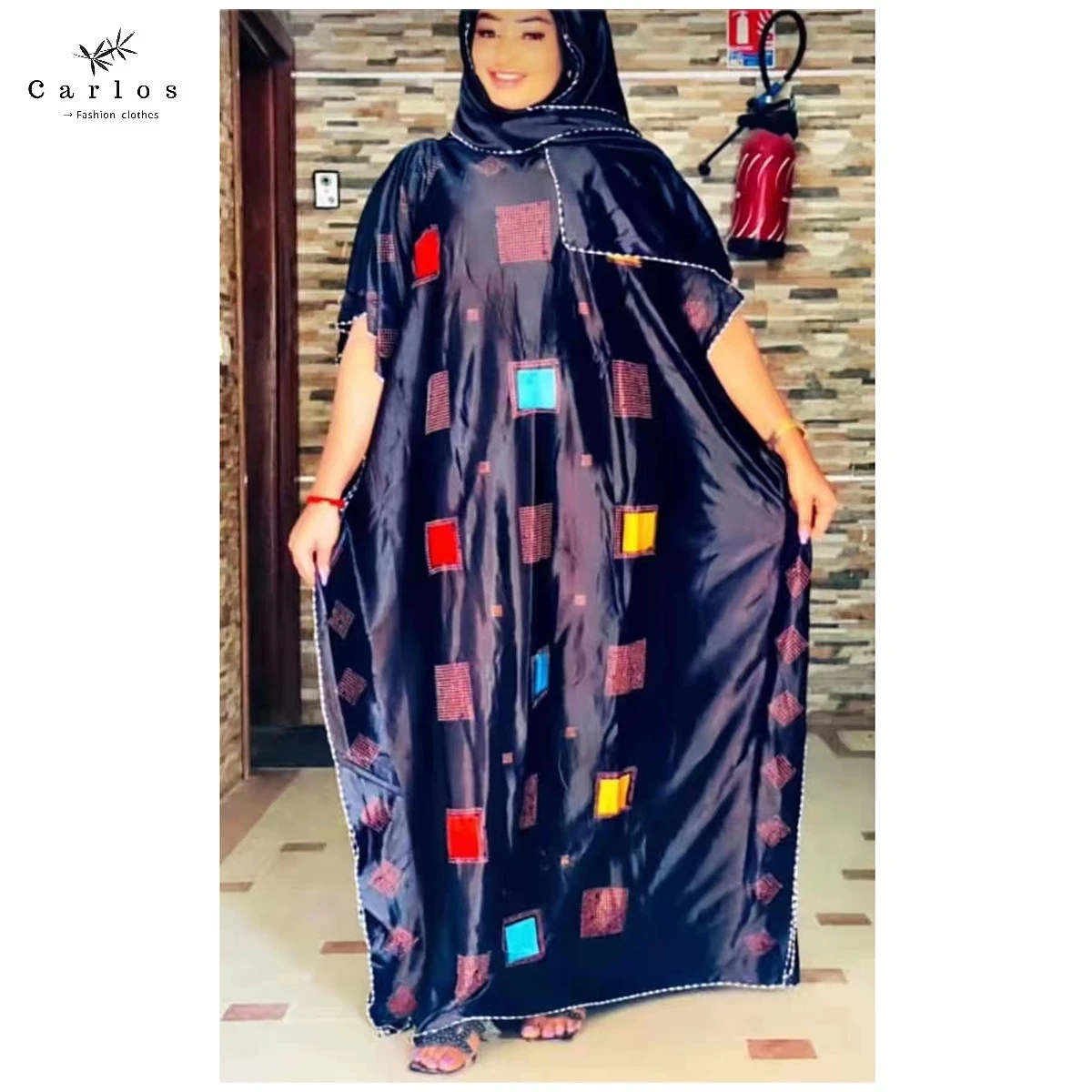 Women Dress Inlaid Mubarak Dubai Femme Luxury Muslim Dress Kaxikakuma ...