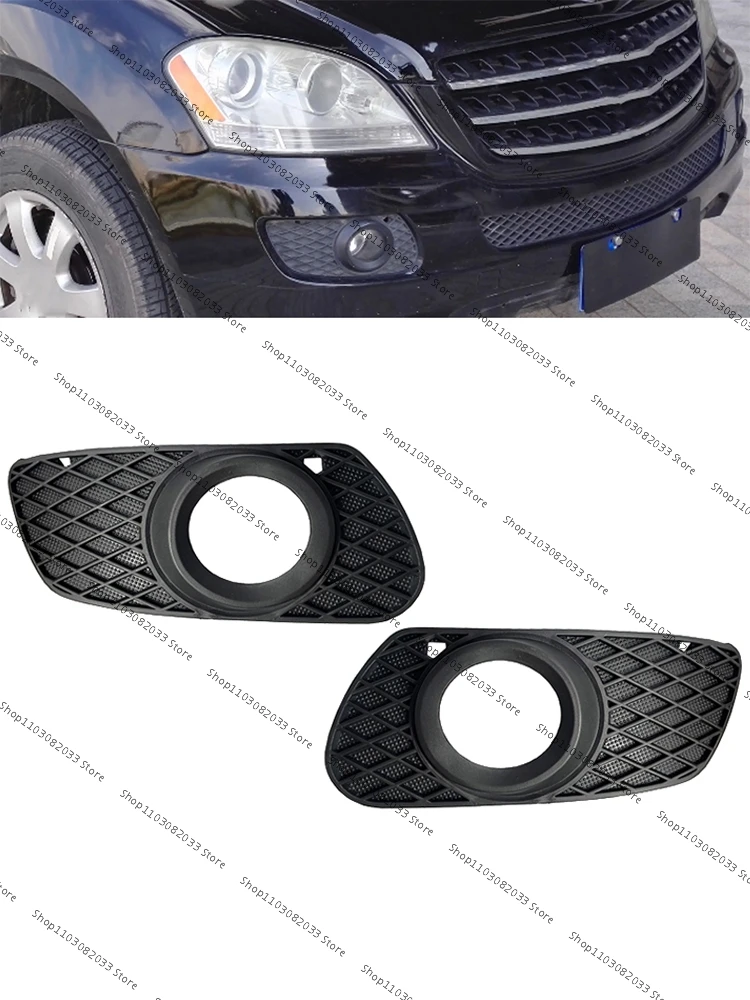 For-Mercedes-Benz-W164-ML-Fog-Light-Frame-trim-Front-Bumper-Fog-Light ...