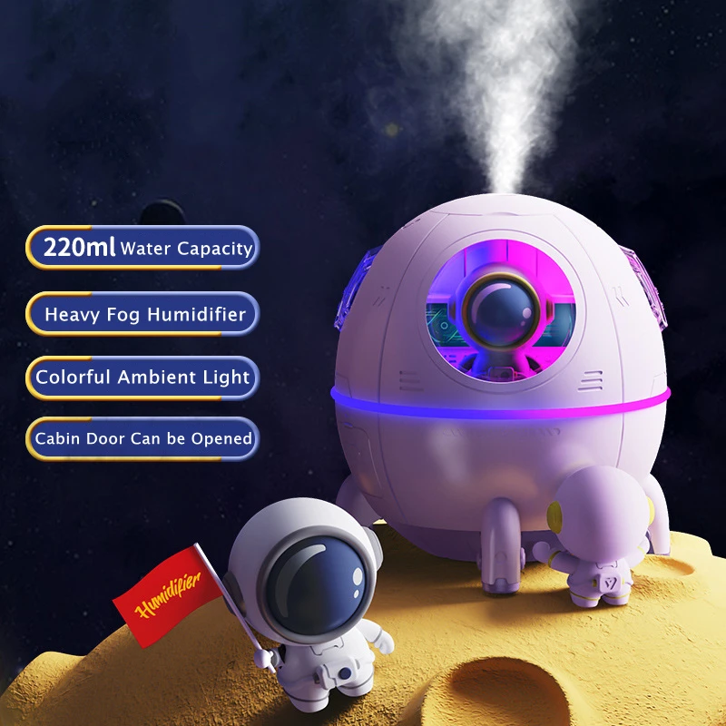 Astronaut-Spaceship-Aromatherapy-Air-Humidifier-Purifier-USB-Electric ...