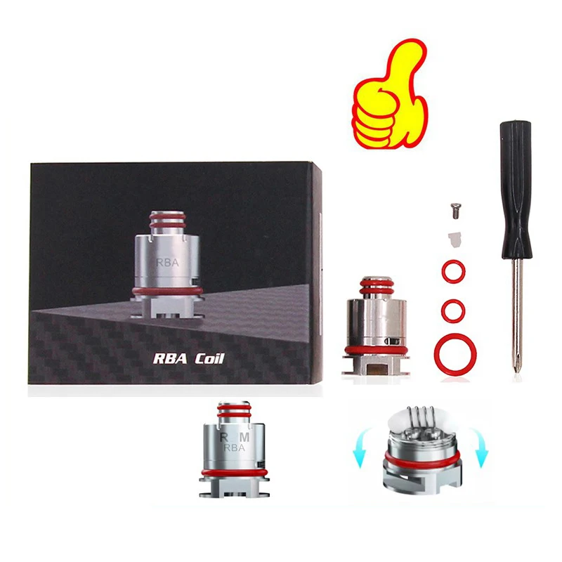 RBM40-RBA-Coil-0-6ohm-Built-in-DIY-Tools-Silicone-Ring-Coils-with ...