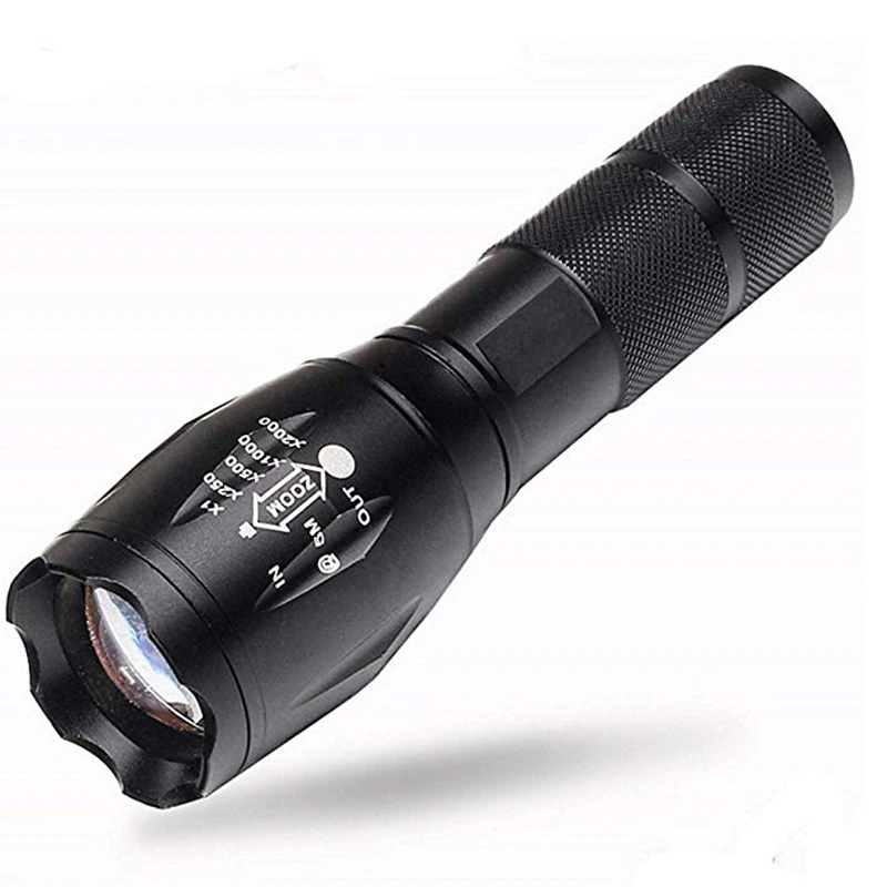 Led Flashlight Home Outdoor Travel Wild Adventure Rechargeable Zoom ...