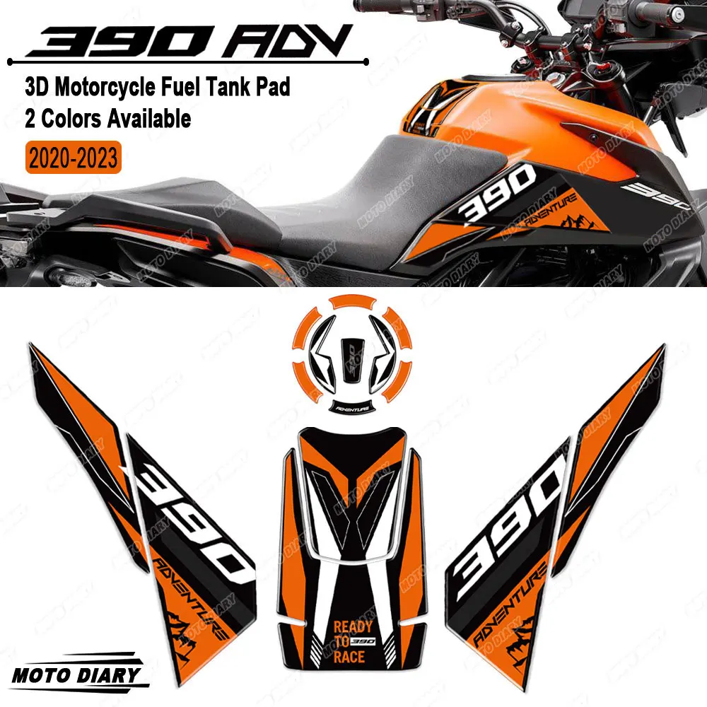 For-KTM-390-ADVENTURE-390adv-2020-2023-Fuel-Tank-Pad-Sticker-3D-Gas-Oil ...