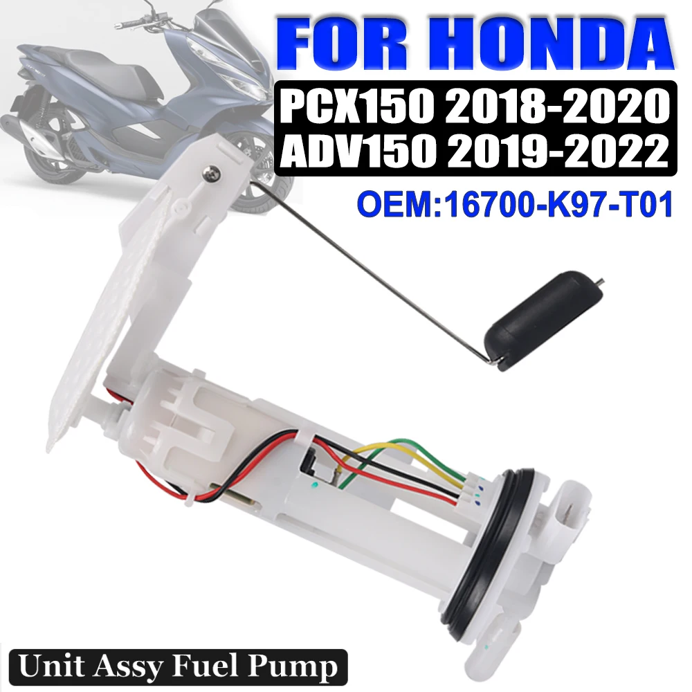 Motorcycle Petrol Fuel Pump Assembly 16700-K97-T01 For HONDA PCX 150 ...