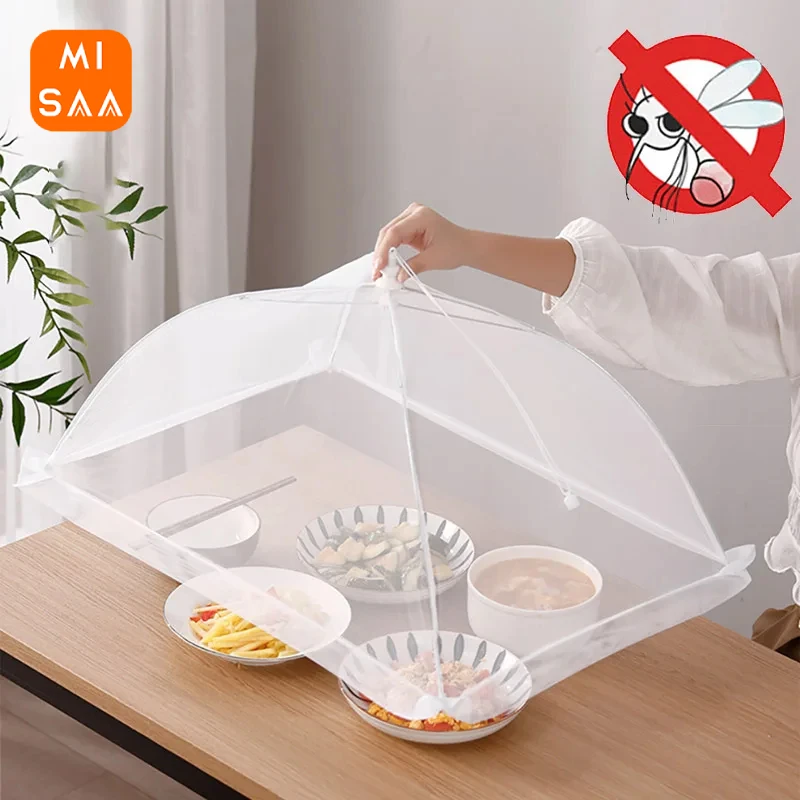 Food-Covers-Mesh-Foldable-Kitchen-Anti-Fly-Mosquito-Tent-Dome-Net-Umbrella-Picnic-Protect-Dish ...