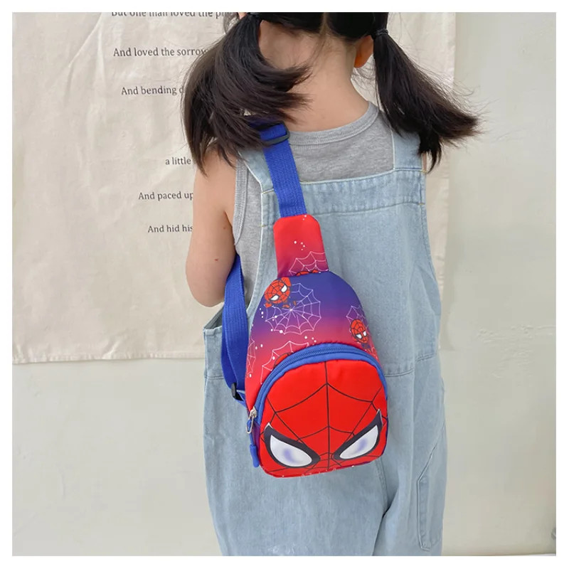 Marvels-Spiderman-Belt-Bag-Iron-Man-Anime-Figure-Fashion-Cute-Children ...