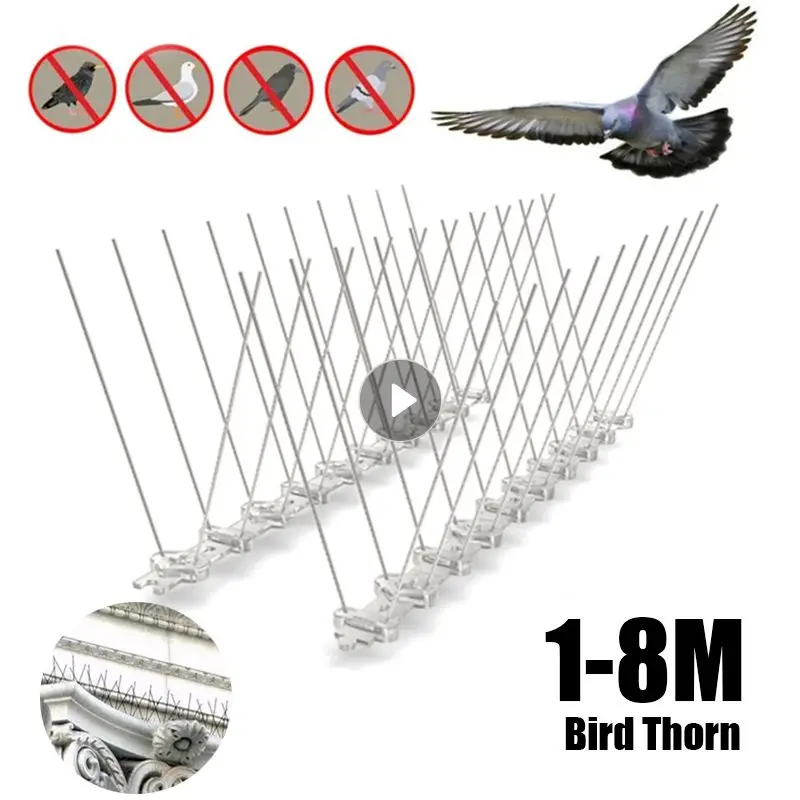 1-8m-Bird-Repeller-Stainless-Steel-Pigeon-Repellent-Nails-Anti-Bird ...