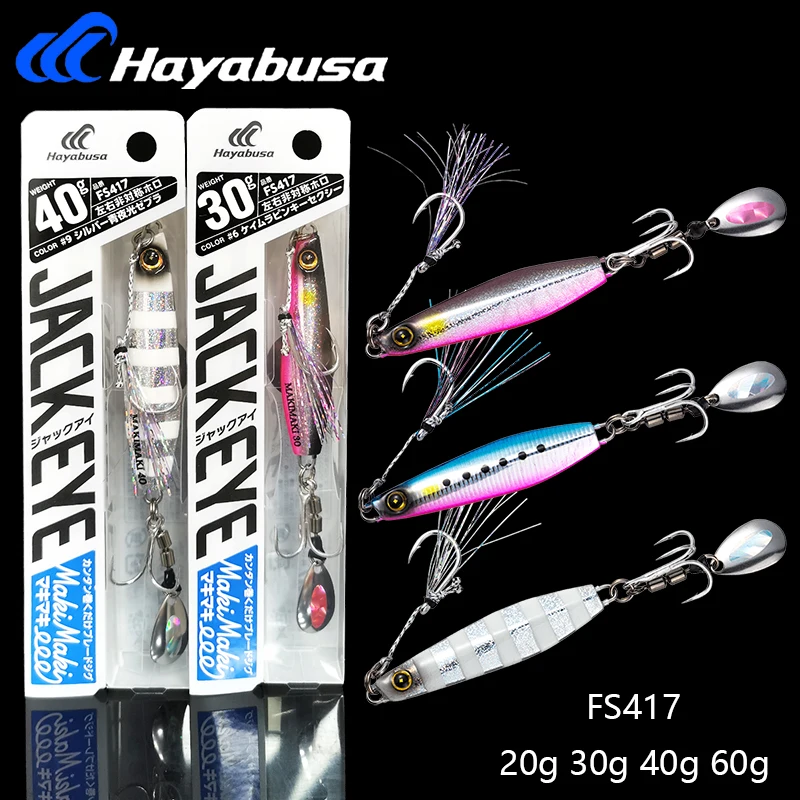Japan-HAYABUSA-Lure-Sea-Fishing-Iron-Plate-with-Sequins-FS417-Long ...