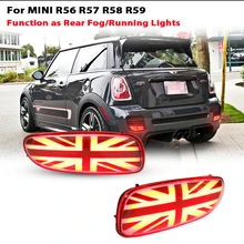 Ijdm Taillight Style Rear Bumper Reflector Lights For Mini Cooper R56 ...