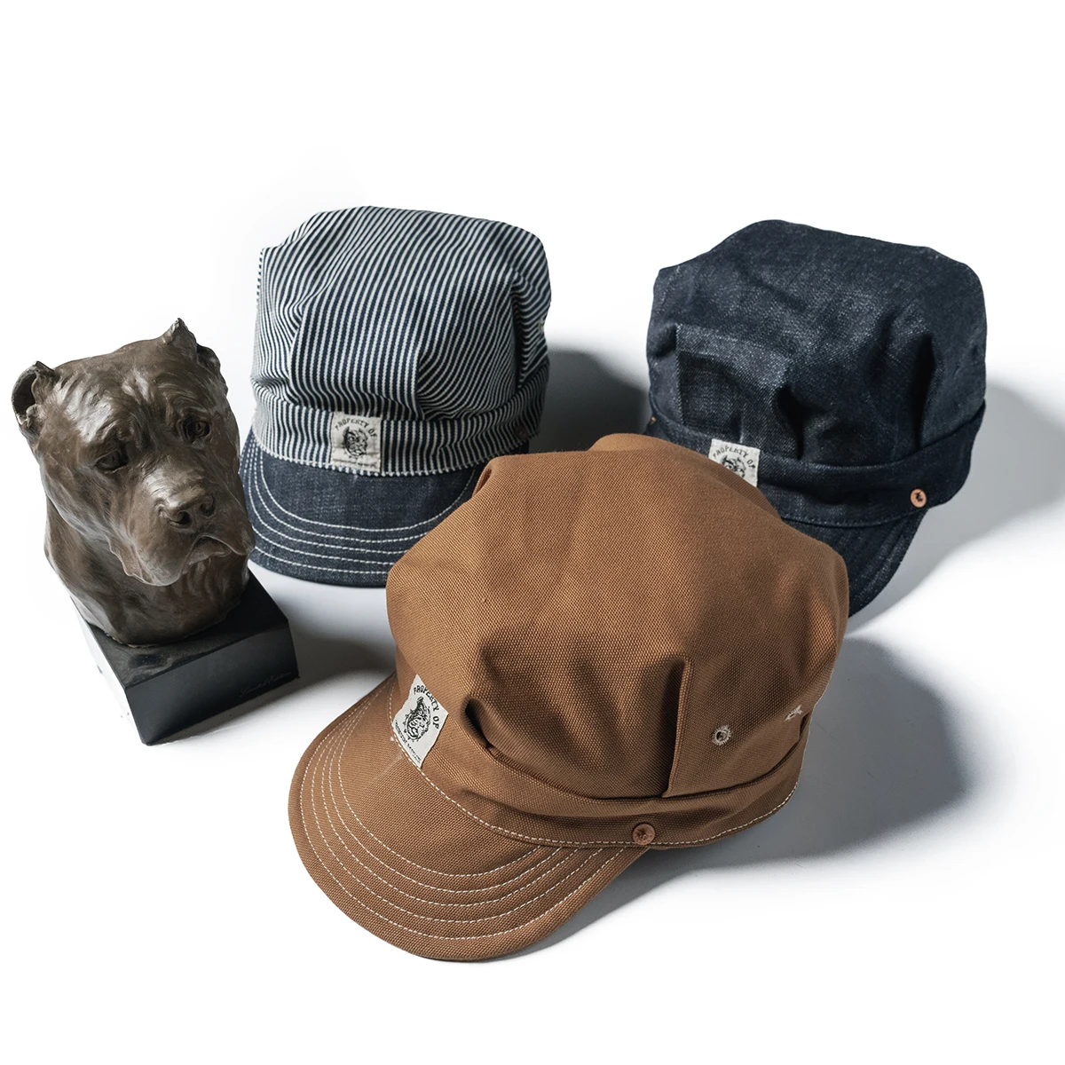 Bronson-Railroad-Engineer-Hat-Adjustable-Vintage-Rugged-Style-Train ...