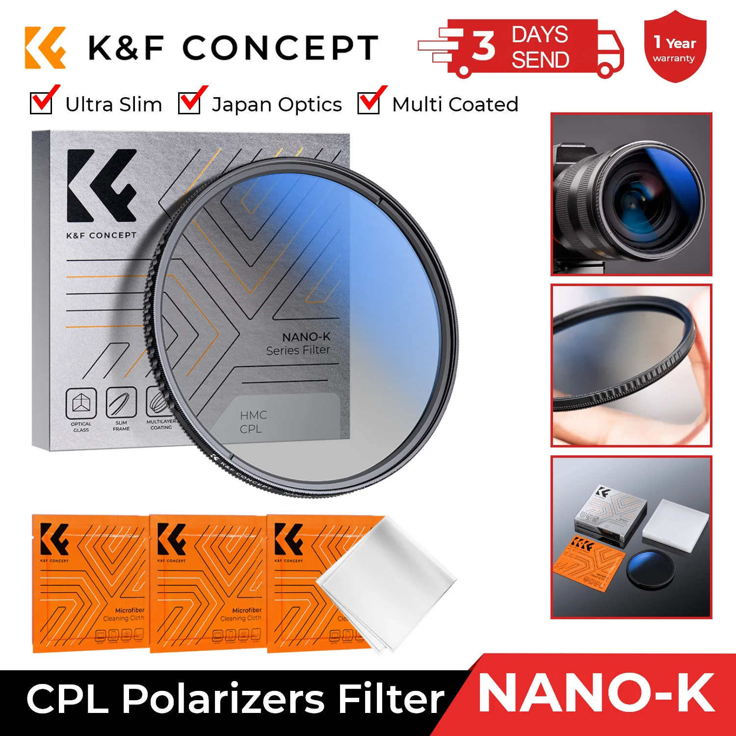 K-F-Concept-CPL-Camera-Lens-Filter-Ultra-Slim-Optics-Multi-Coated ...
