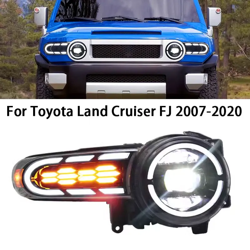 Car-LED-Headlights-For-Toyoto-FJ-Cruiser-2007-2020-Full-LED-Headlamp ...