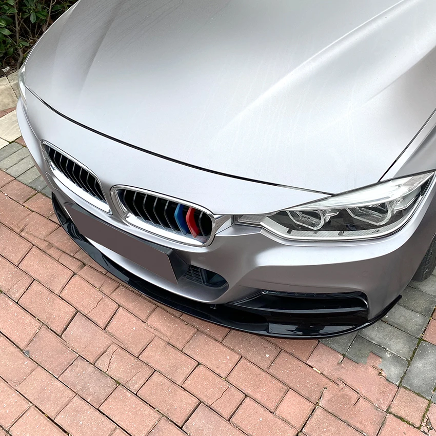 For Bmw F30 F31 F35 M-tech Car Front Bumper Splitter Lip Diffuser ...
