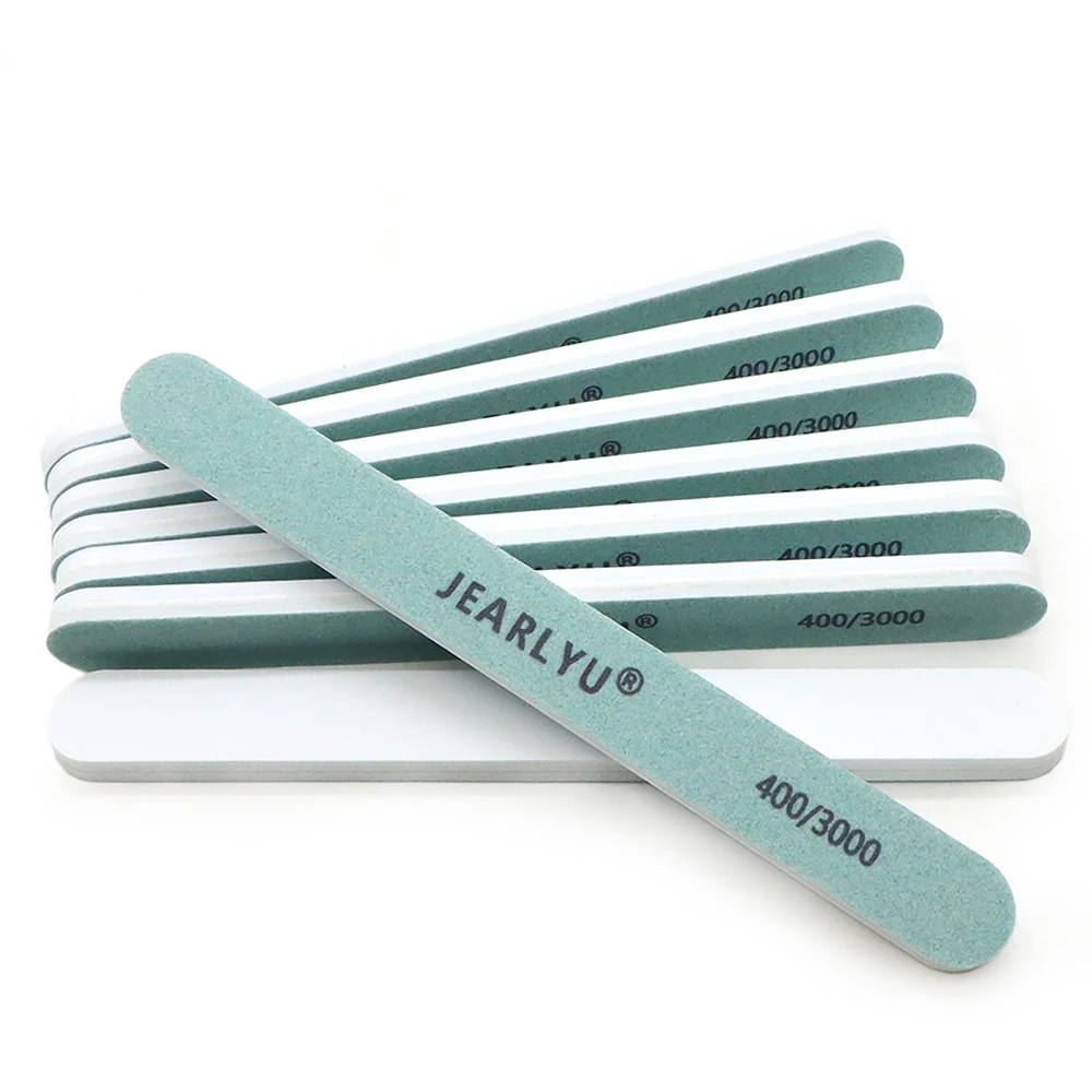 3/5/10Pcs Double-Sided Nail File Polishing Buffer Strip Manicure File ...