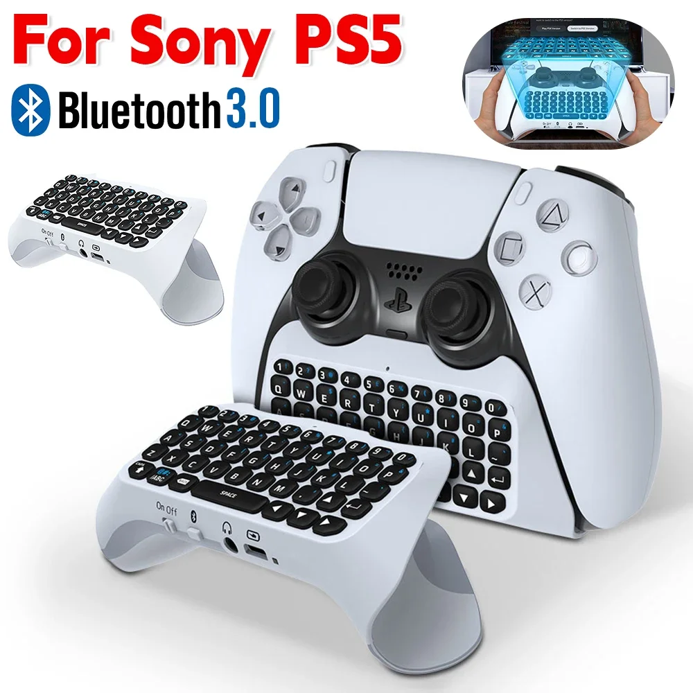 For-SONY-PS5-Dual-Sence-Joystick-Wireless-Bluetooth-Controller-Chat-Pad ...