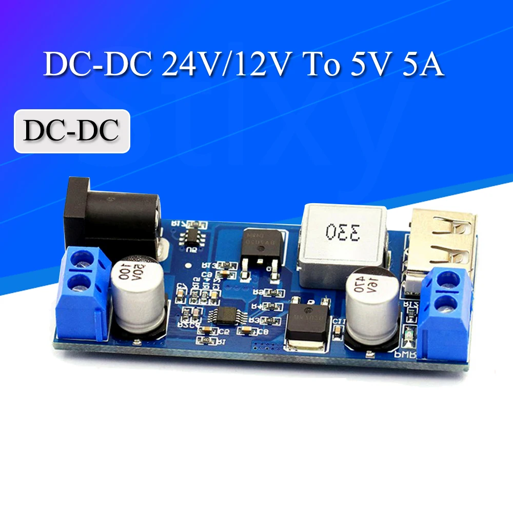 DC-DC-24V-12V-To-5V-5A-Step-Down-Power-Supply-Buck-Converter-Replace ...