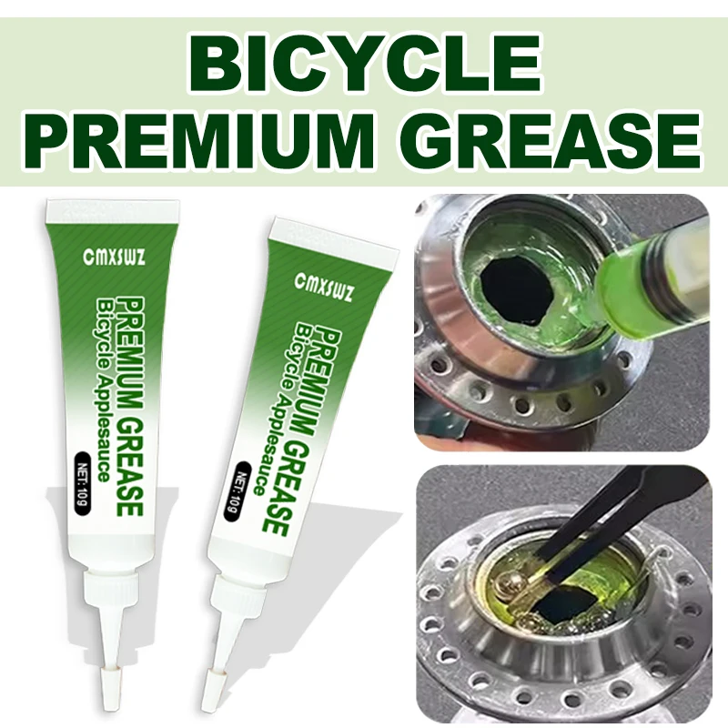 10g 1/3/5pcs Bicycle Lubricating Oil Green Effect Bearing Grease Hub ...