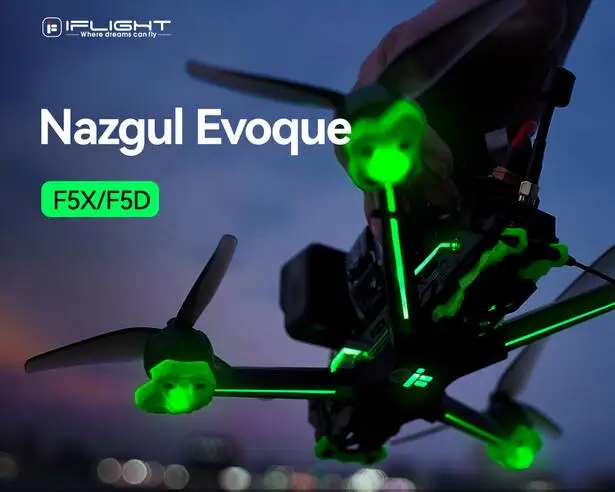 iFlight Nazgul Evoque F5 V2 Analog 5inch 4/6S FPV Drone BNF F5X F5D ...